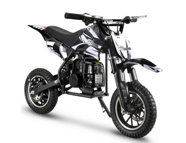BLACK GBMOTO Upgraded 50cc Kids Dirt Bike, Fully Automatic 95% Assembl