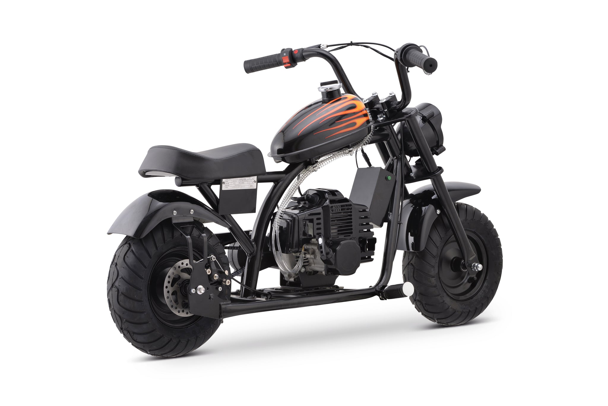 BLACK GBMOTO Mini Chopper Style kid Bike, 49.4 CC 2-Stroke Dirt Bike w